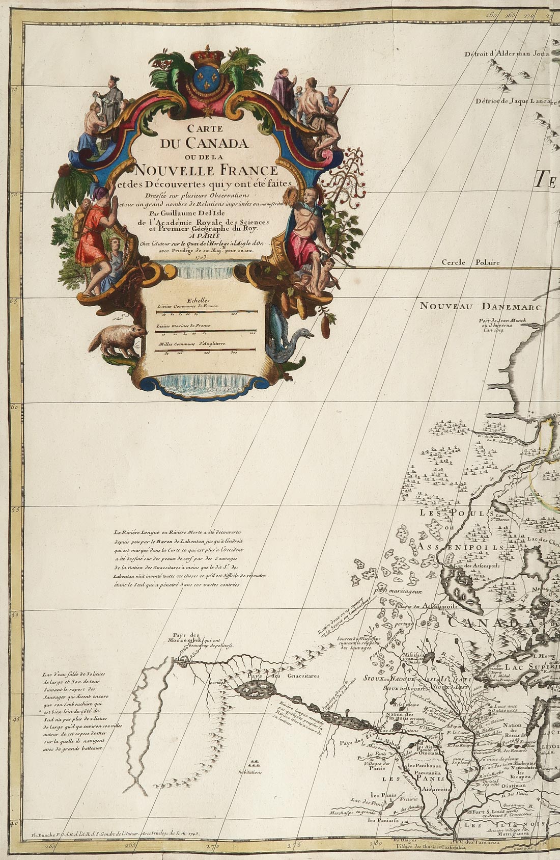 carta geografica canada de isle