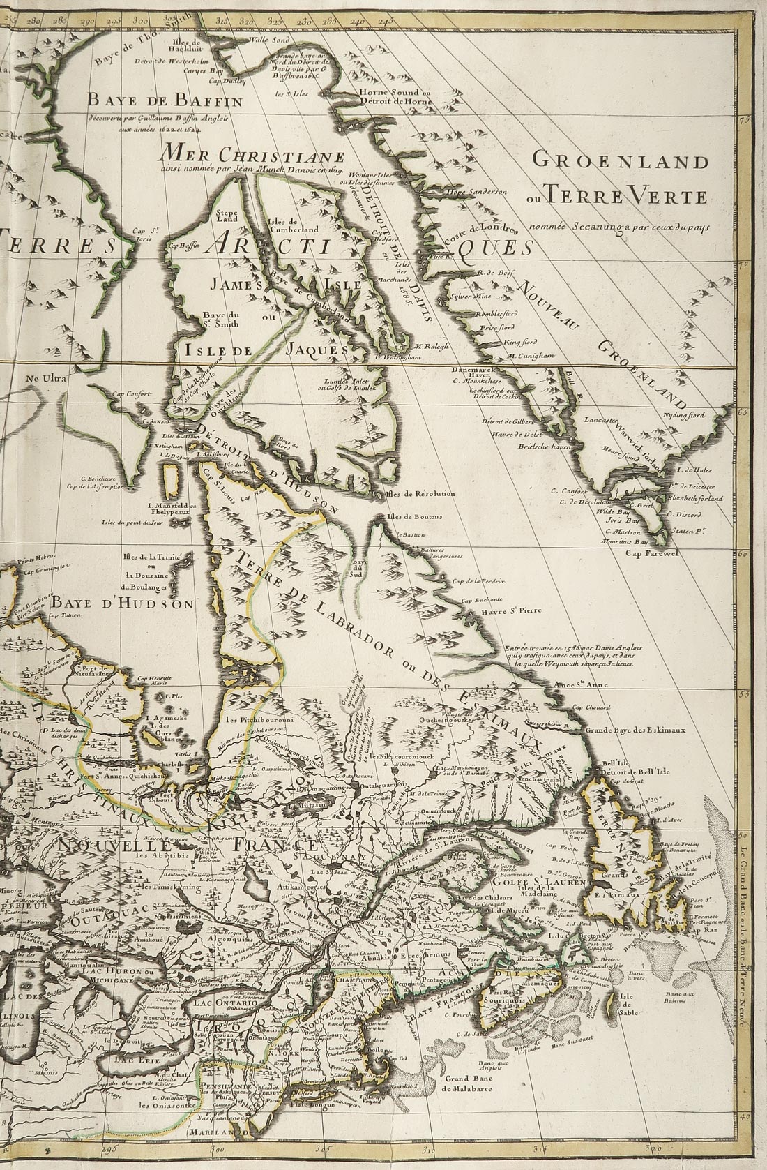 carta geografica canada de isle