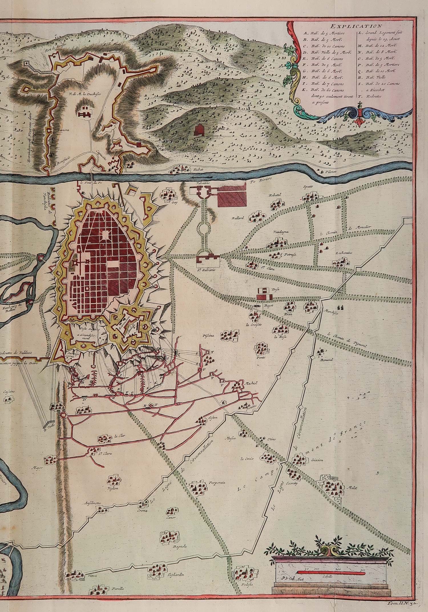 plan ville citadelle turin 1706